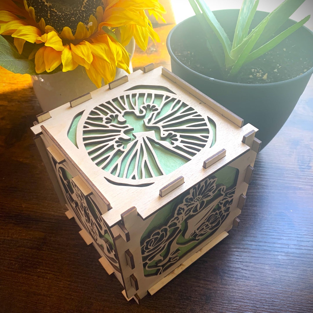 Frog Light Box, Frog Night Light, Frog LED Light, Personalized Frog ...