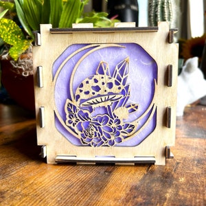 Witch Light Box, Whimsical Witch Light Box, Witchy Light Box, Witch ...