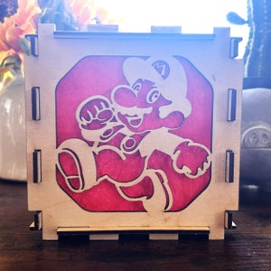 Super Smash Light Box, Video Game Home Decor, Gamer Gift Idea, 90s ...