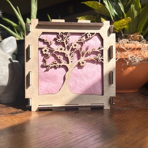Cherry Blossoms Light Box, Chery Blossom Night Light, Spring Decor ...