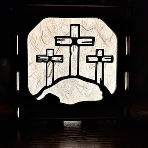 Christian Light Box, Jesus Inspired Decor, Religious Home Accents ...