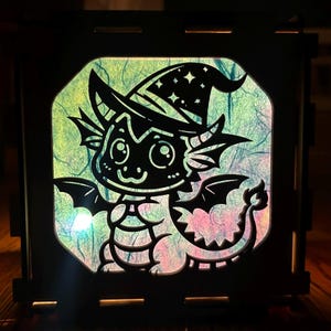Baby Dragon Light Box, - Etsy