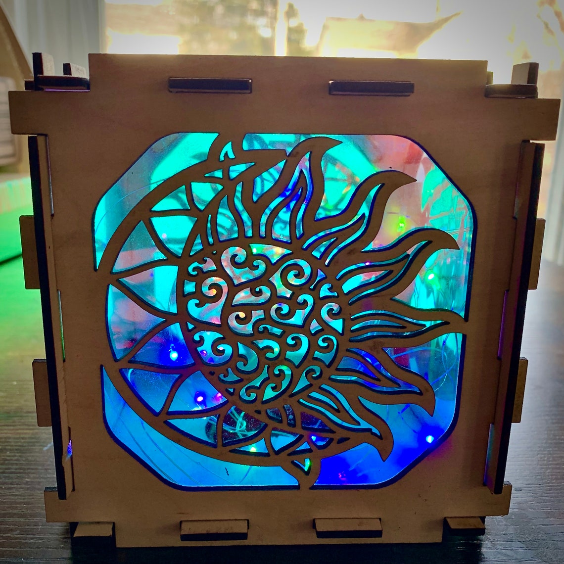 Sun and Moon Light Light Box Moon and Sun Light Box Sun | Etsy