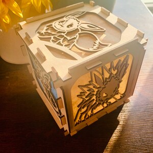Eevee Light Box, Eeveelution Light Box, Eevee, Eeveelutions, Pokemon ...