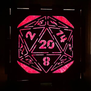 Dnd Light Box, DND Light Box, D&D Light Box, Dnd Merch, Dnd Home ...