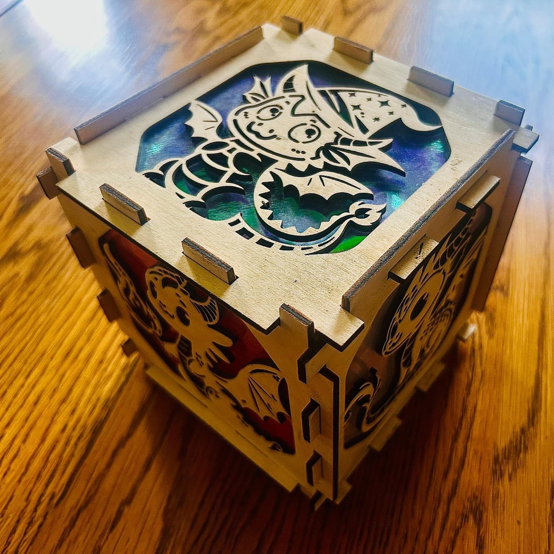 Baby Dragon Light Box, - Etsy