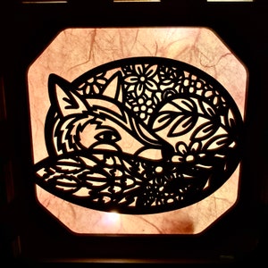 Fox Light, Fox Light Box, Fox, Foxes, Fox Stuff, Harvest Light, Harvest ...