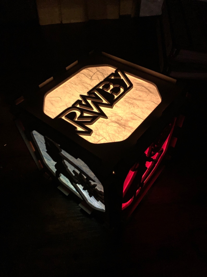 RWBY Light Box RWBY Night Light Rwby Night Light Rwby - Etsy