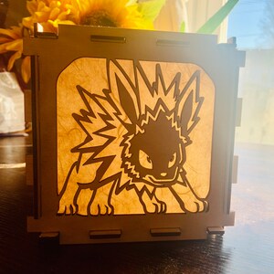 Eevee Light Box, Eeveelution Light Box, Eevee, Eeveelutions, Pokemon ...