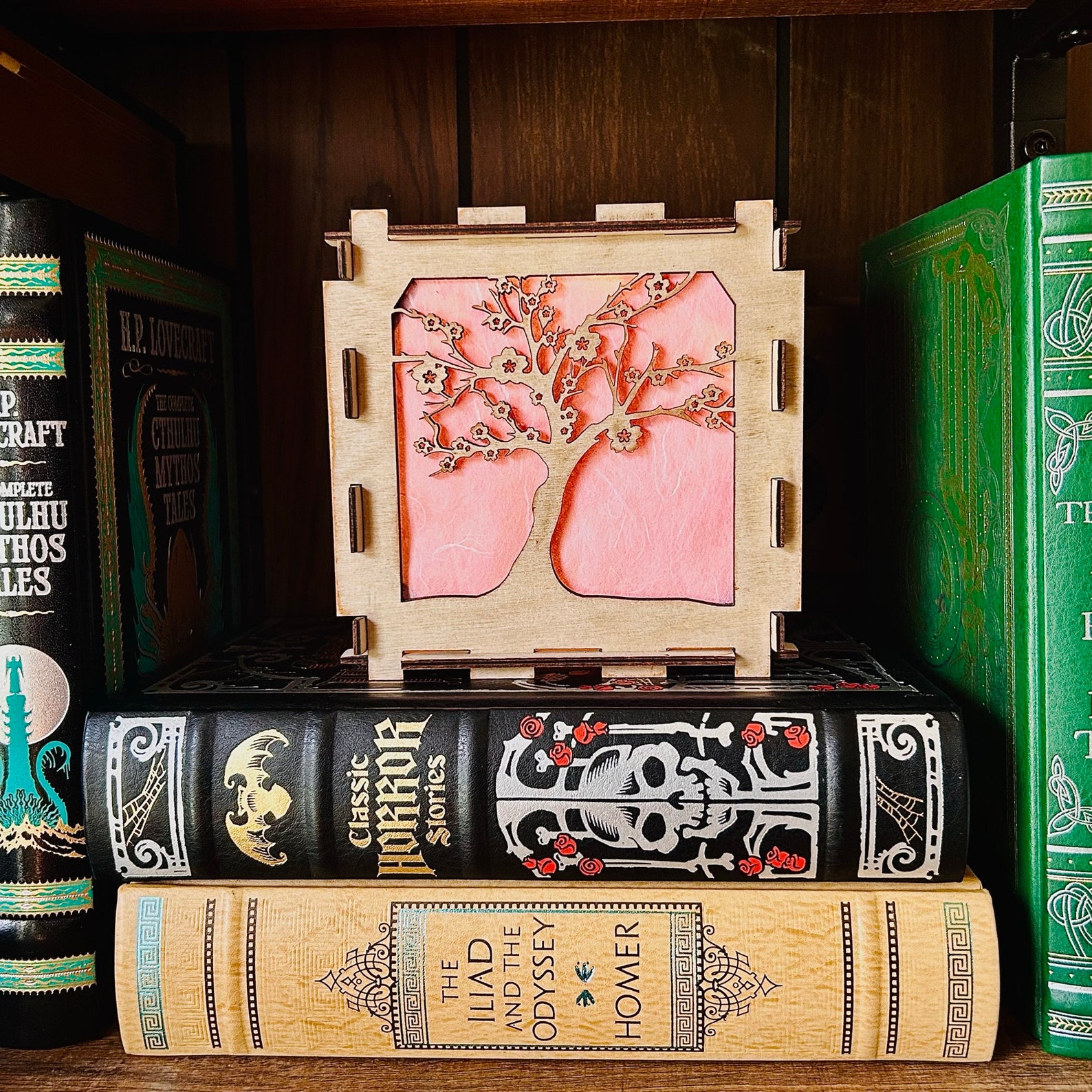 Cherry Blossoms Light Box, Chery Blossom Night Light, Spring Decor ...