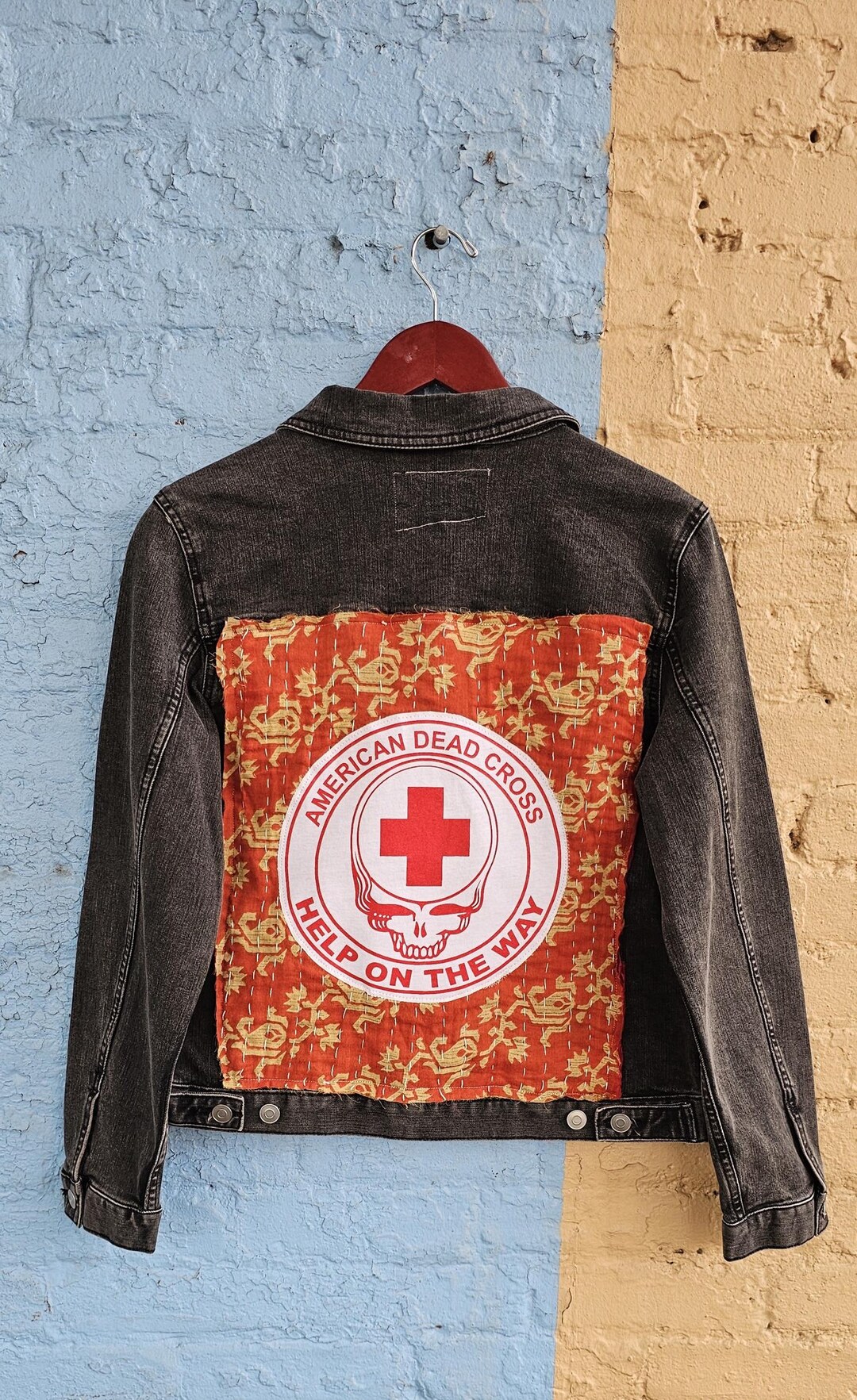 Grateful Dead Help is on the Way Denim Jacket Size Medium - Etsy