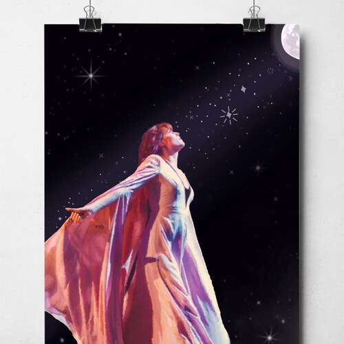 Florence and the Machine Poster Vector Portrait Wall Art | Etsy