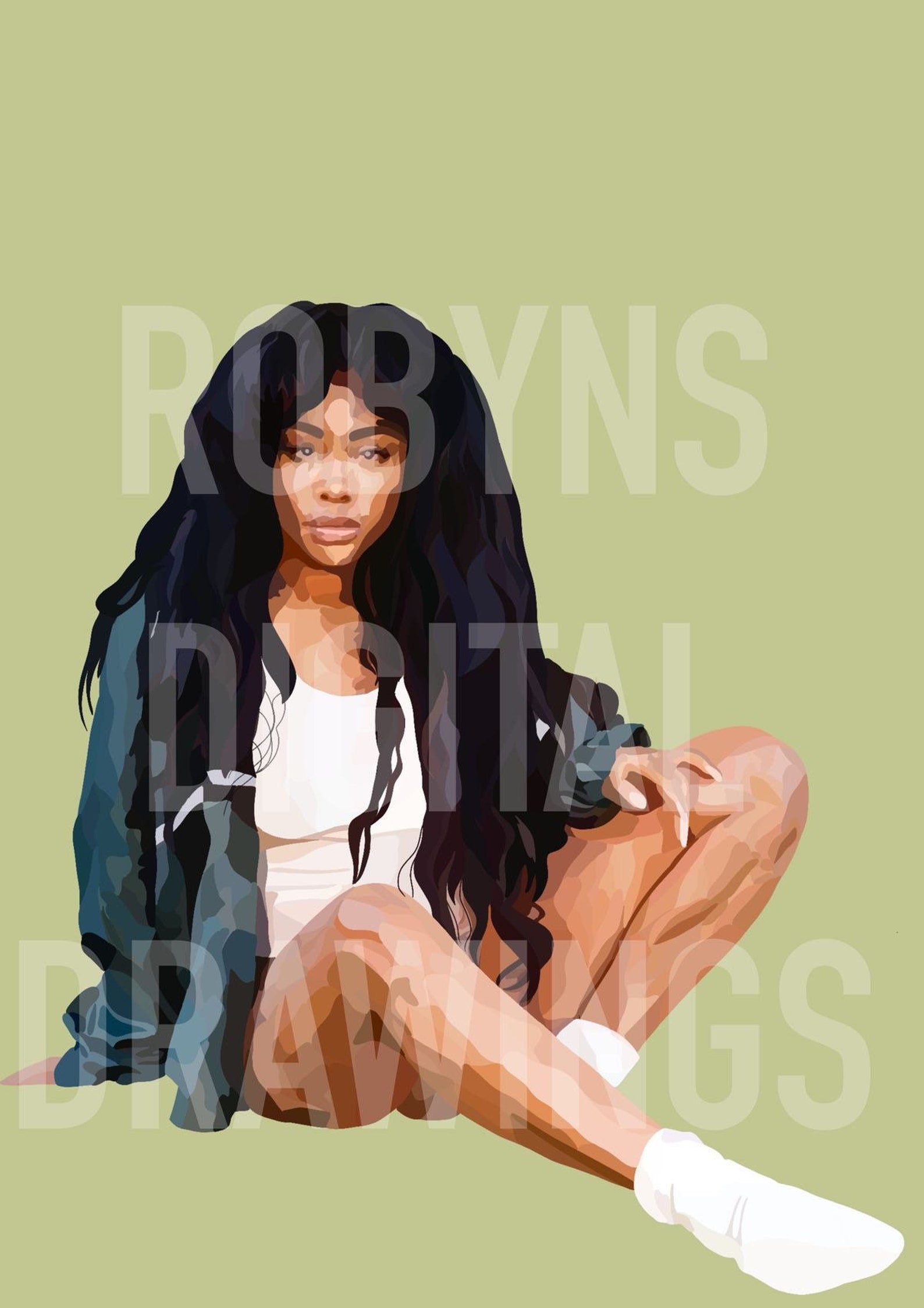 Sza // Minimalist Print Poster - Etsy UK