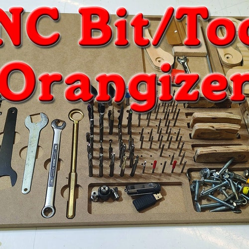 Tool and Bit Organizer Vectric File SVG and DXF Files for - Etsy
