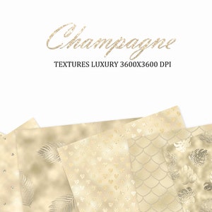 Champagne Digital Papers Champagne Paper Paper Digital - Etsy