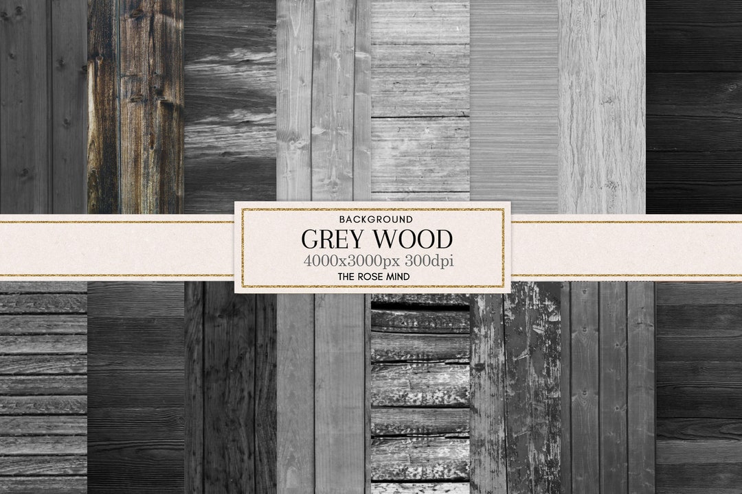 Gray Wood Digital Paper, Gray Wooden Digital Paper, Gray Rustic Wood ...