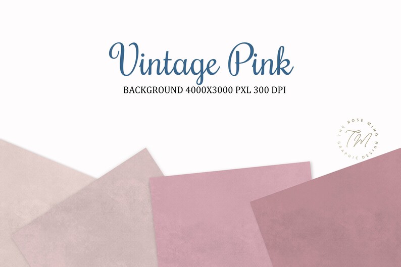 Vintage Pink Digital Paper, Pink Vintage Background, Pink Scrapbooking ...