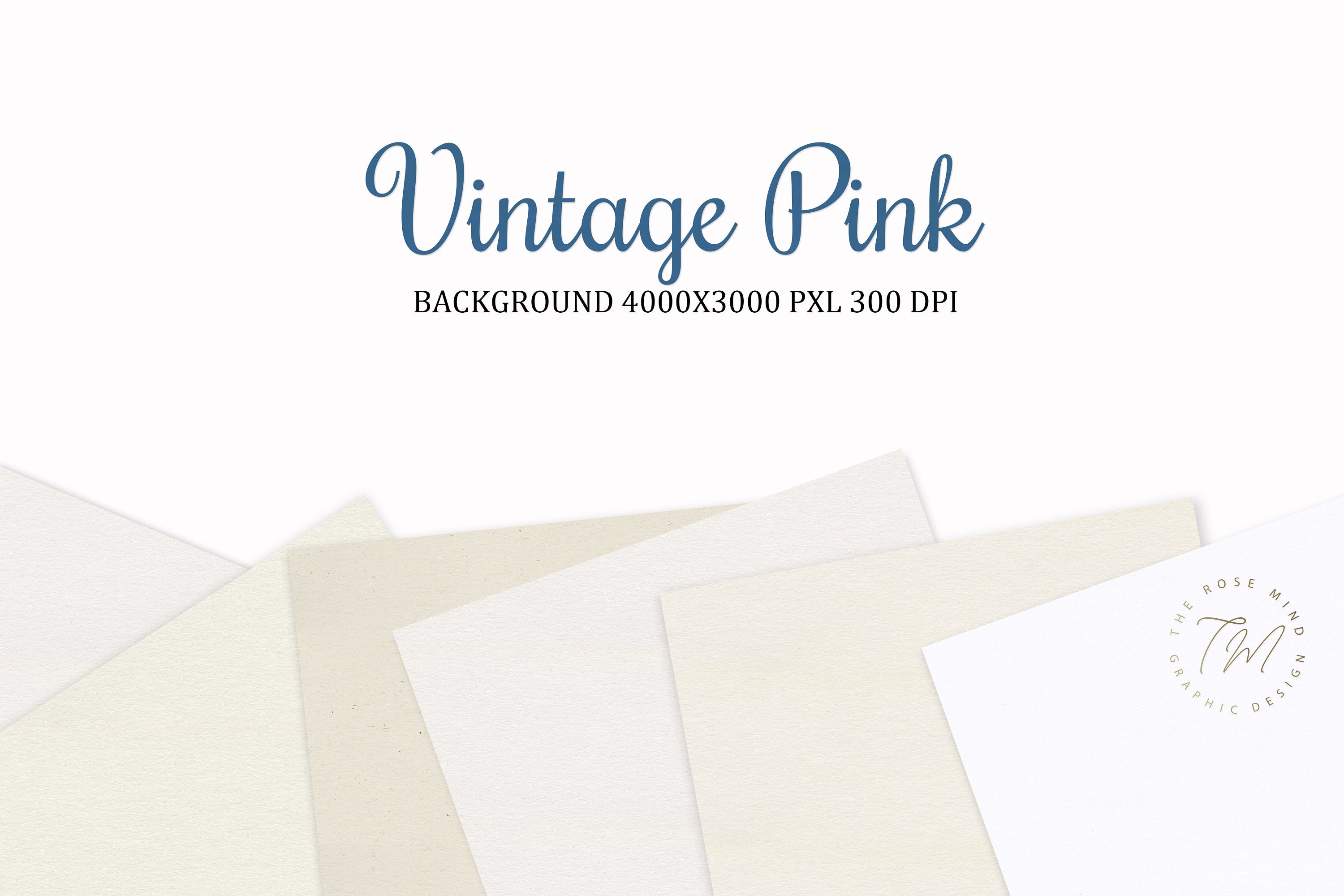 Vintage Pink Digital Paper, Pink Vintage Background, Pink Scrapbooking ...