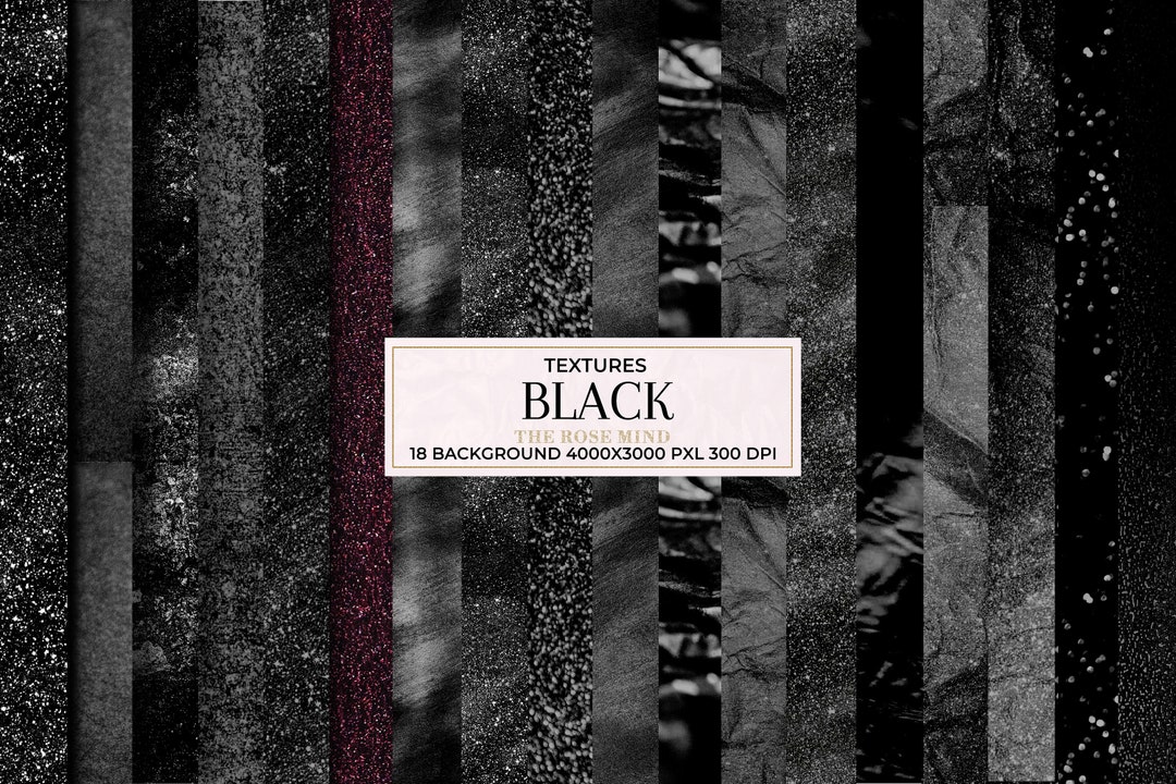 Black Digital Paper, Black Seamless Textures, Black Background, Black ...