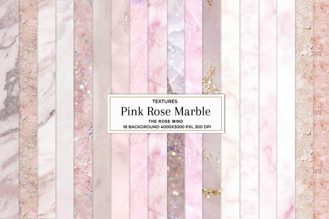 Pink Marble Digital Paper, Marble Seamless Textures, - Etsy