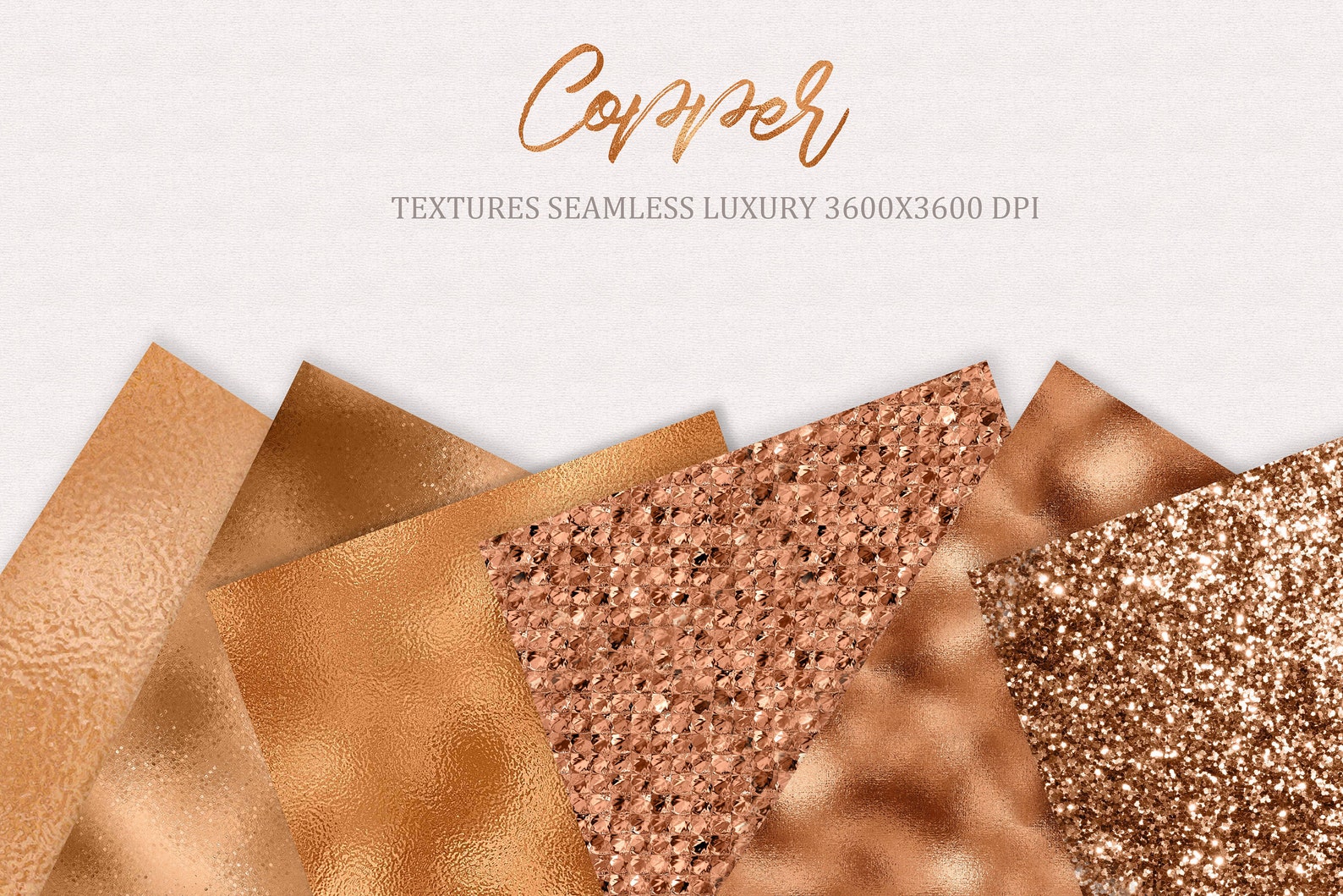 Copper Digital Paper, Scrapbook Paper, Copper Foil Digital Paper ...