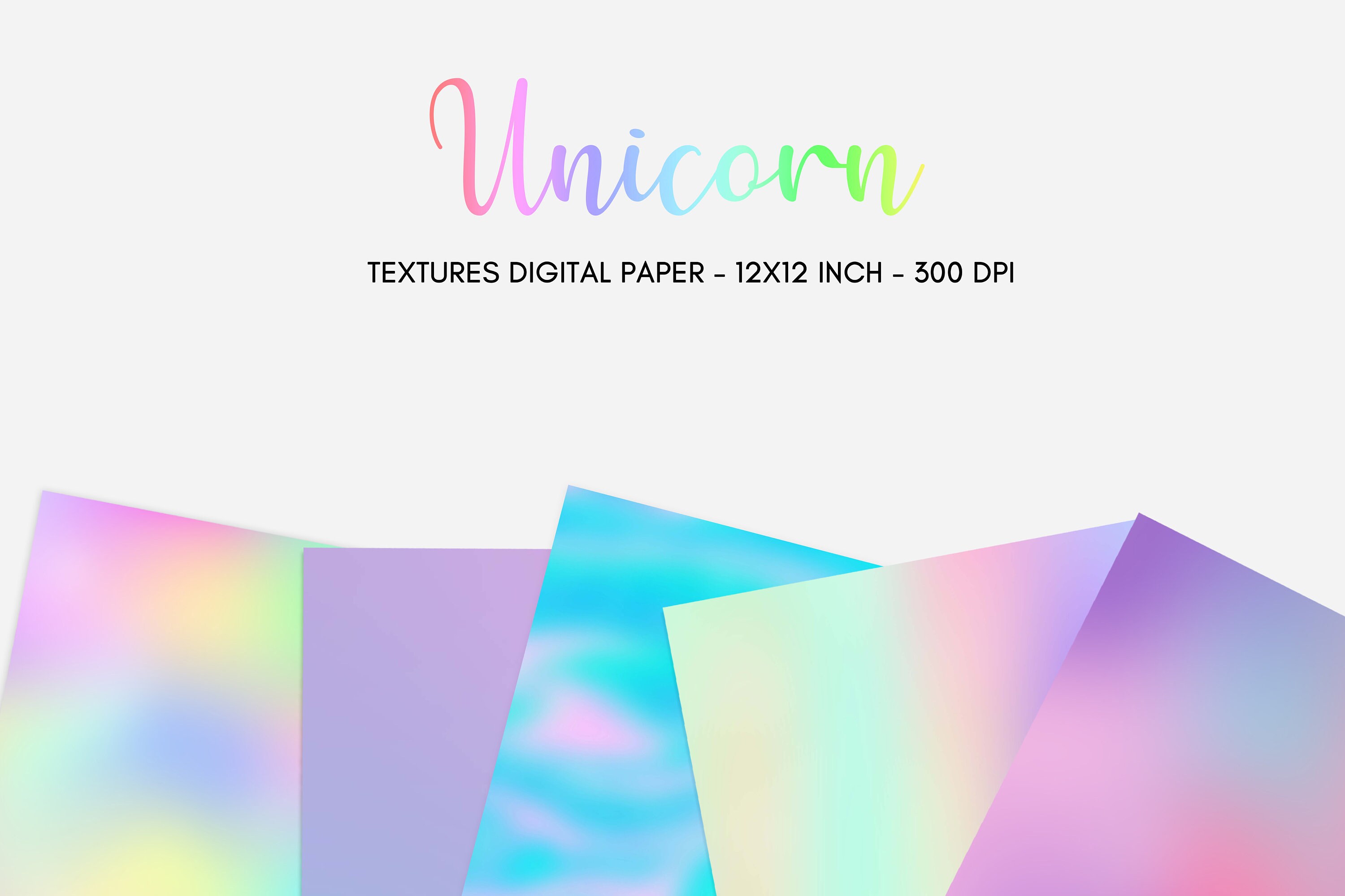 Unicorn Digital Paper, Unicorn Texture, Unicorn Backgrounds, Unicorn ...