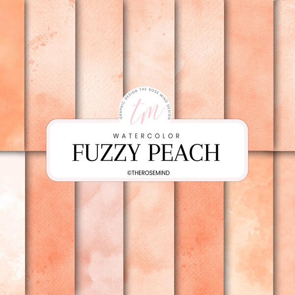 Fuzzy Peach - Etsy