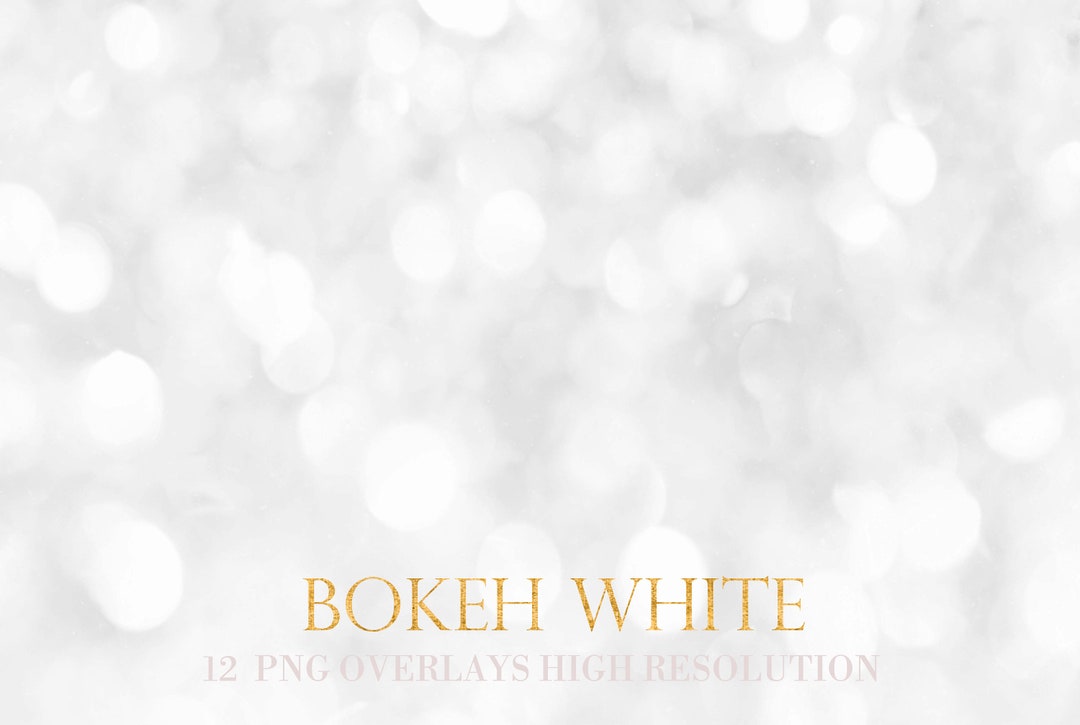 White Bokeh Light Overlays for Photographer Overlays String - Etsy ...