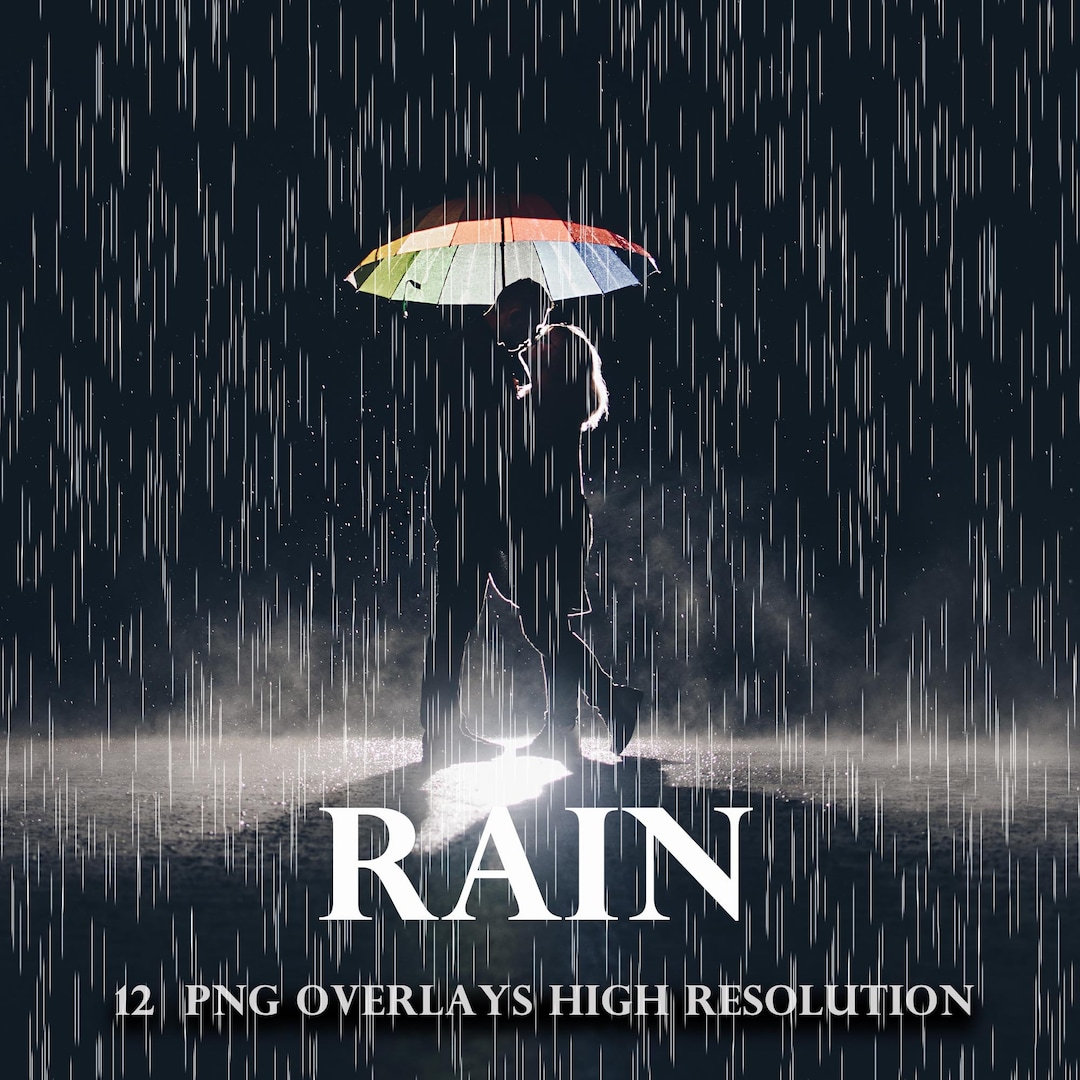 Rain Overlay, Rain Photoshop Effect, Rain Overlay Png, Overlays ...