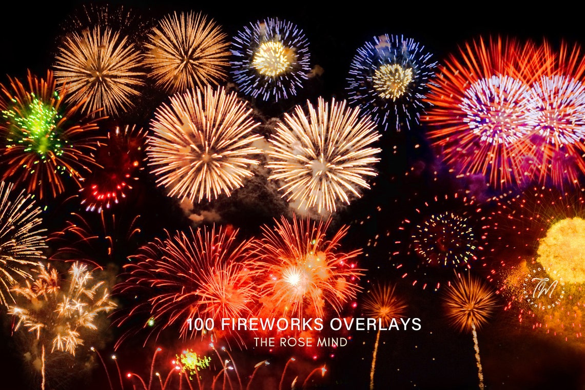 Fireworks Overlays, Fireworks Overlays for Photoshop, Fireworks ...