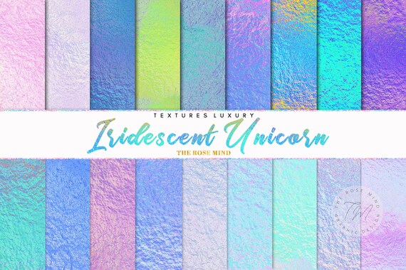 Iridescent Digital Paper Iridescent Background Iridescent - Etsy