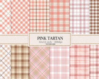 Tartan Digital Paper - Etsy