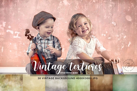 Vintage Textures Overlays for Photoshop Vintage Overlay - Etsy