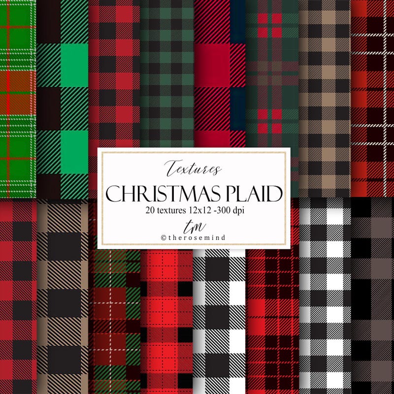 Tartan Paper - Etsy