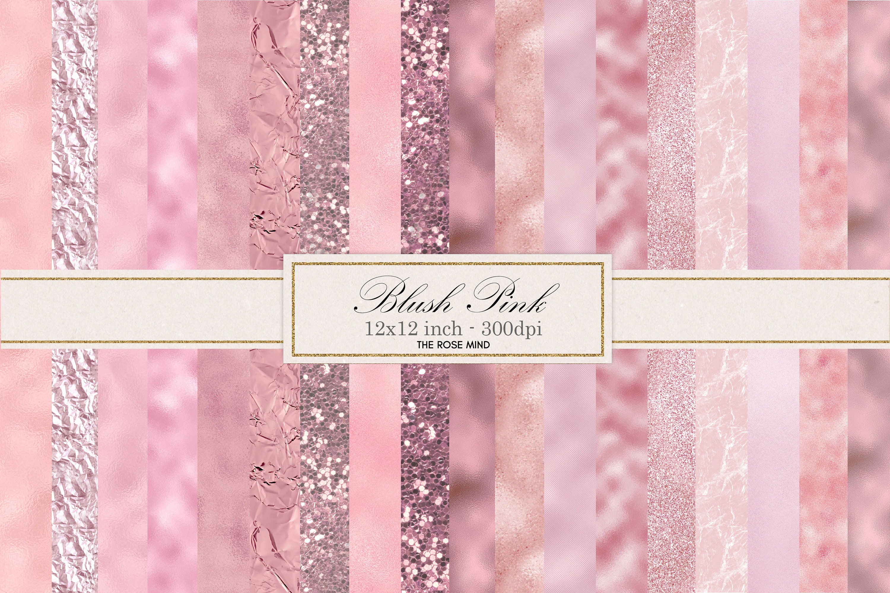Blush Pink Digital Paper Seamless Digital Paper Blush Pink - Etsy