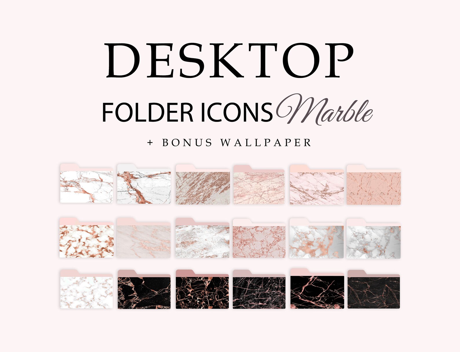 Icons Desktop Folder Icon Desktop Icons for Windows Icon - Etsy