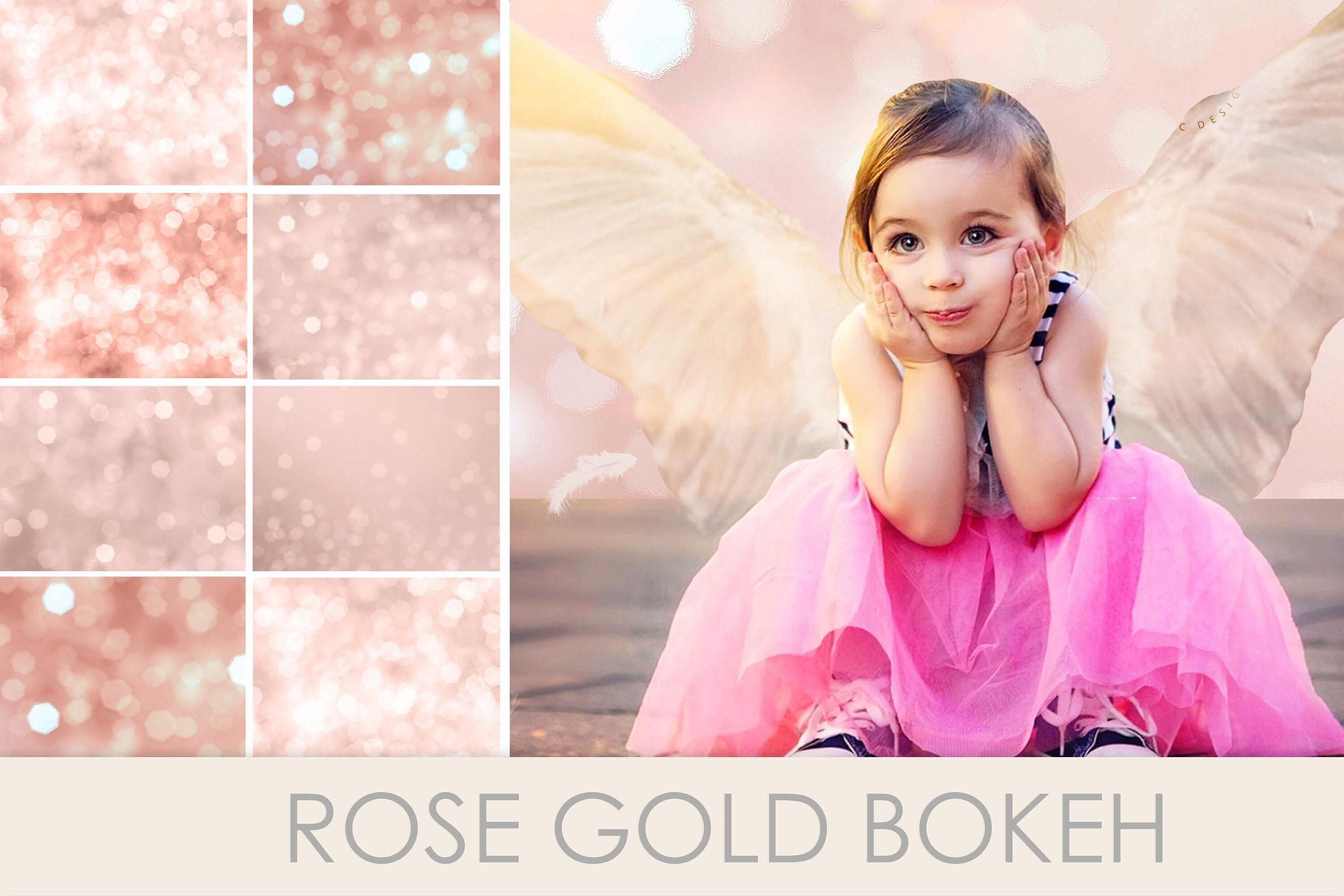Rose Gold Bokeh, Background Bokeh, Bokeh Texture, Rose Gold Texture ...