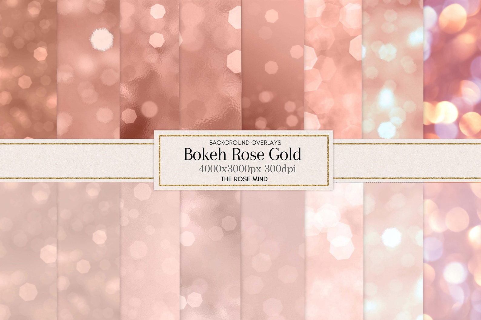 Rose Gold Bokeh, Background Bokeh, Bokeh Texture, Rose Gold Texture ...