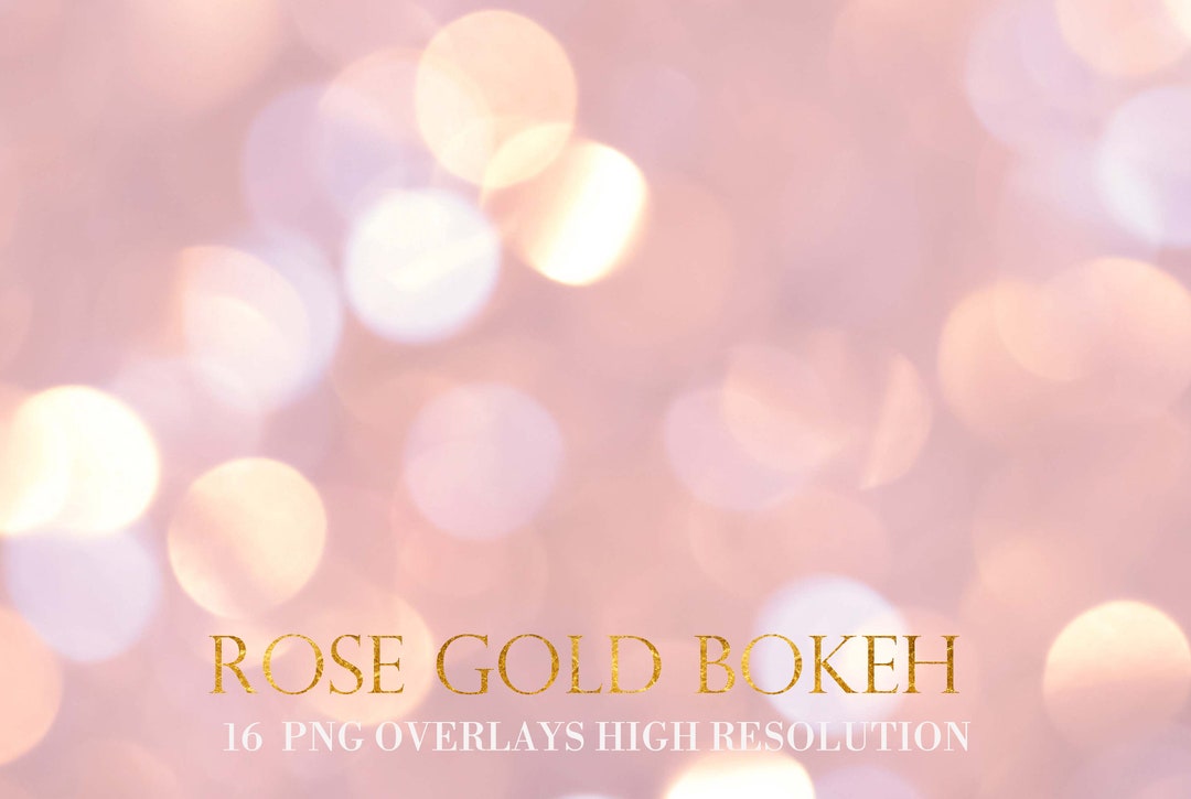 Rose Gold Bokeh, Background Bokeh, Bokeh Texture, Rose Gold Texture ...