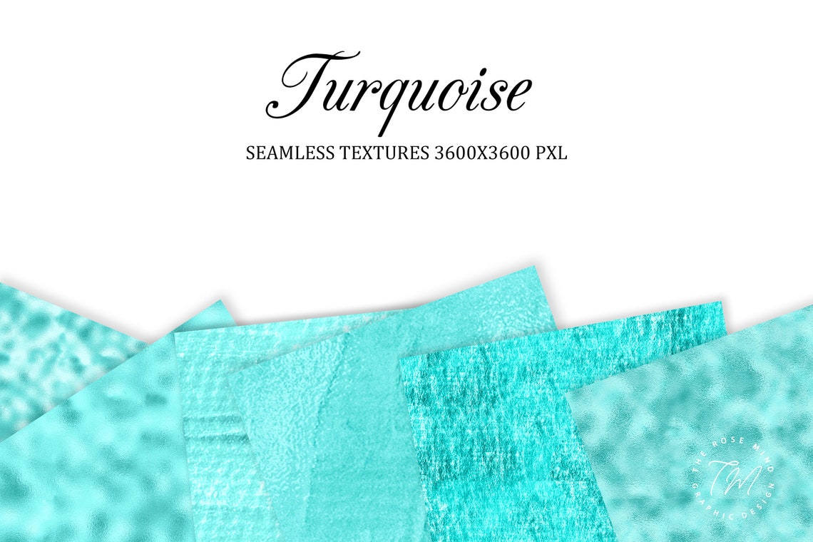 Digital Papers Turquoise, Seamless Turquoise, Turquoise Digital Paper ...