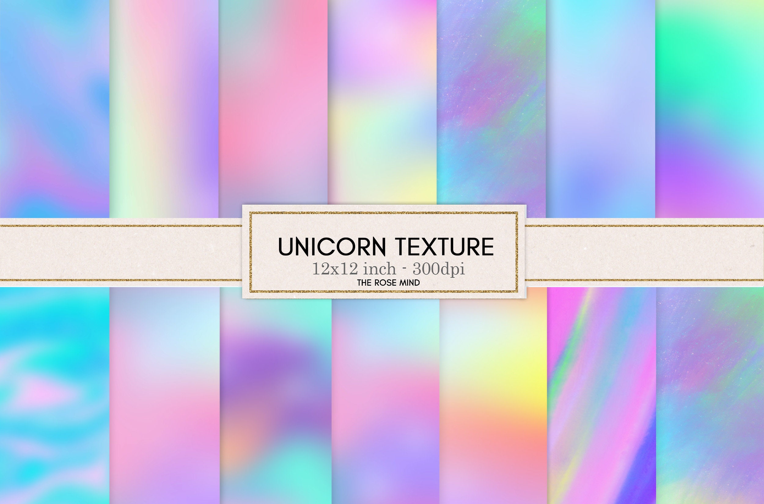 Unicorn Digital Paper, Unicorn Texture, Unicorn Backgrounds, Unicorn ...