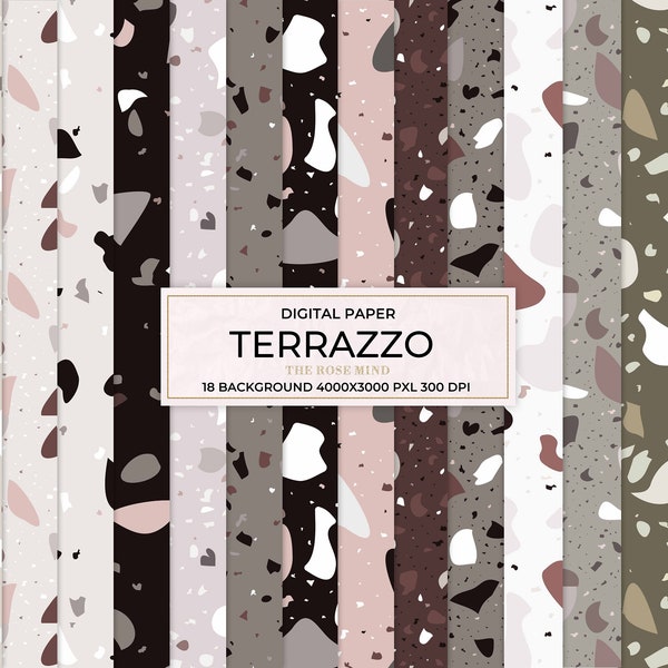 Terrazzo Background - Etsy