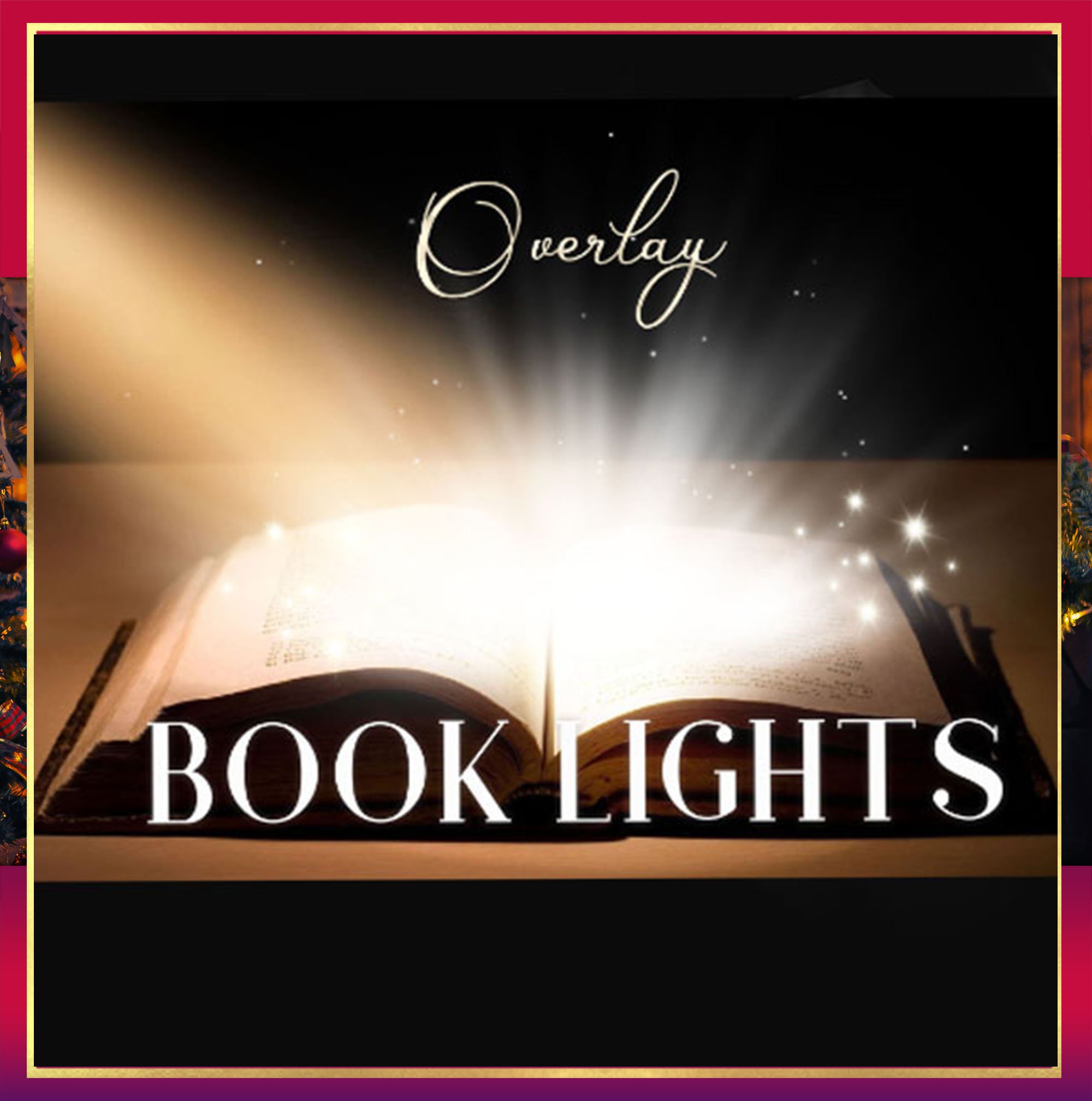 Magic Book Light, Magic Light Overlays for Photoshop, Christmas ...