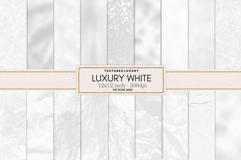 White Digital Paper White Texture Seamless White Digital - Etsy