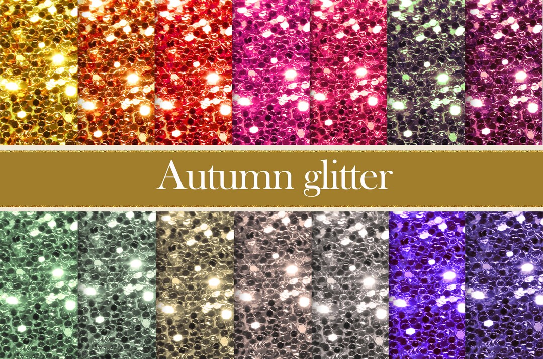 Fall Glitter, Glitter Background, Autumn Glitter, Commercial Use ...