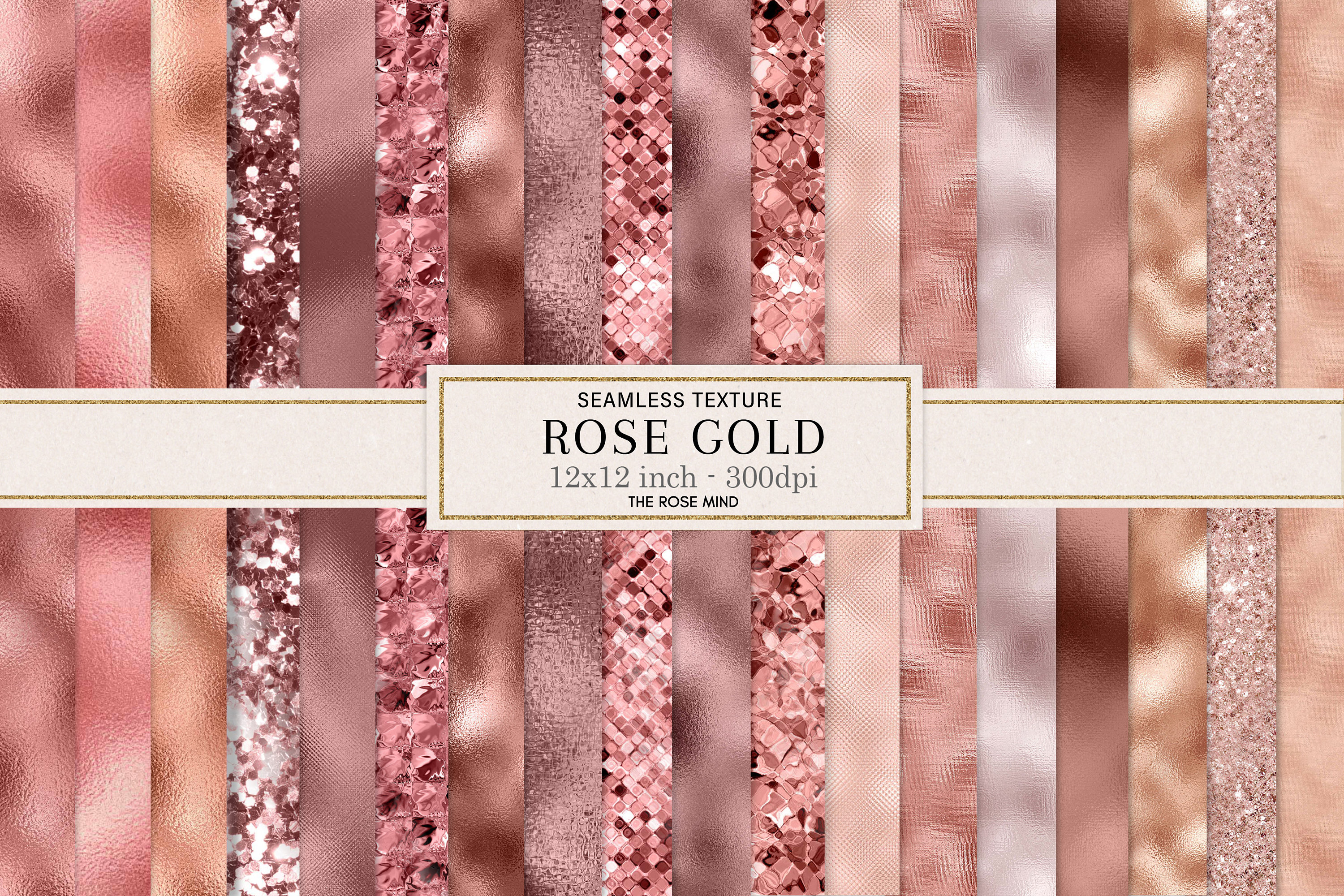 Rose Gold Digital Paper Rose Gold Scrapbook Paper Rose Gold - Etsy