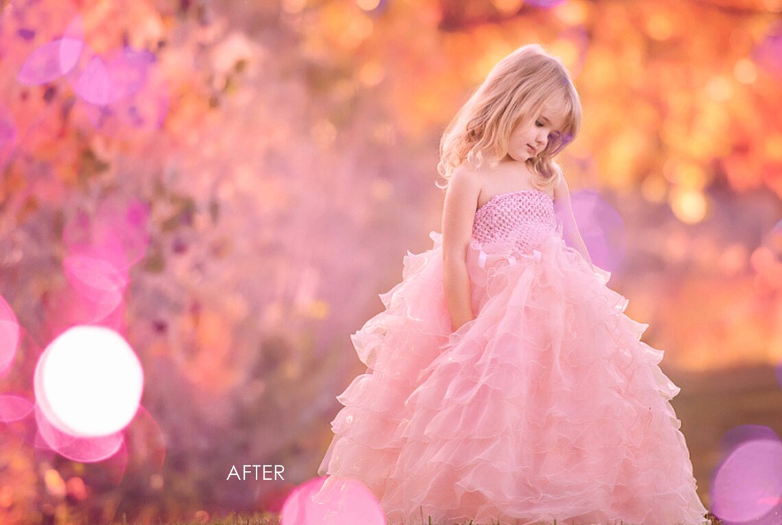 Overlays Bokeh Pink photoshop overlay pink transparent | Etsy