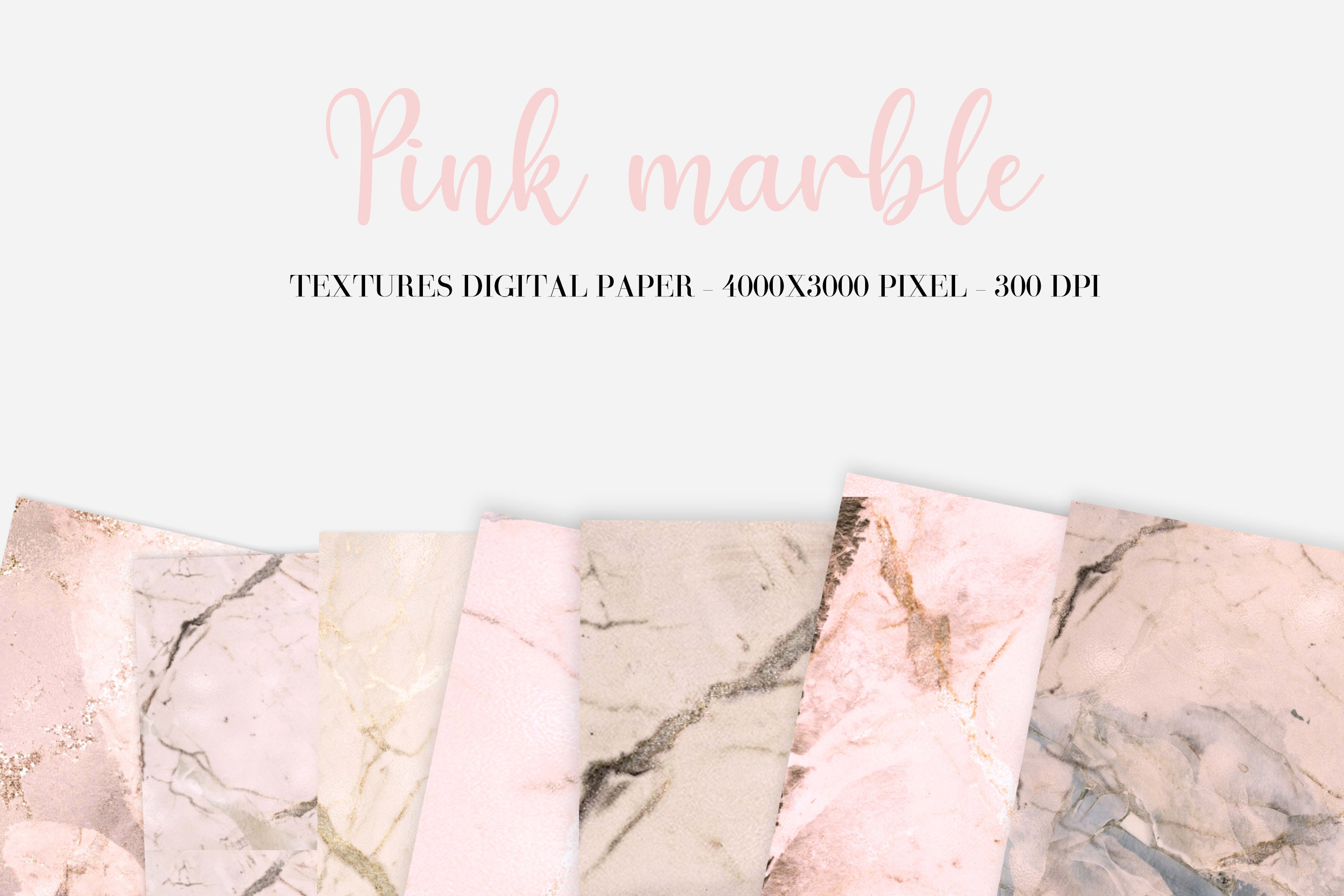 Pink Marble Digital Paper Marble Seamless Textures Digital - Etsy
