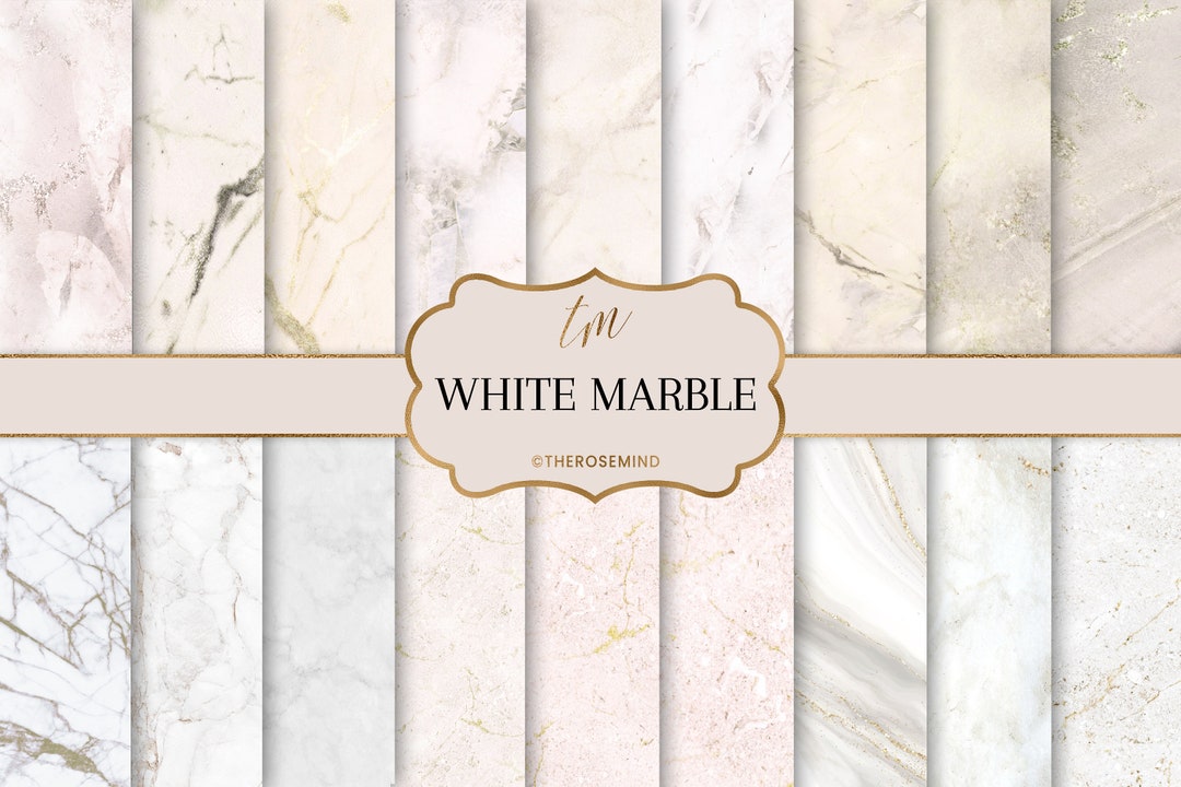 Free Digital Paper, White Marble Seamless Digital Paper, Instant ...