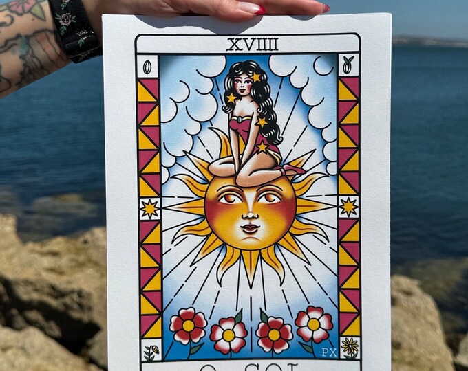 The Sun Sticker - Etsy